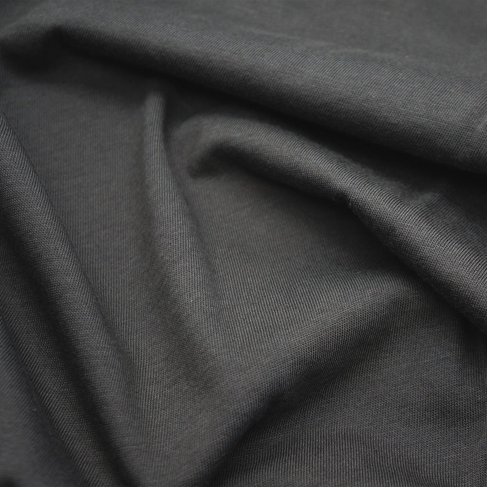 20780 | Lightweight Jersey | Graphite – Spiritex Organic Fabric